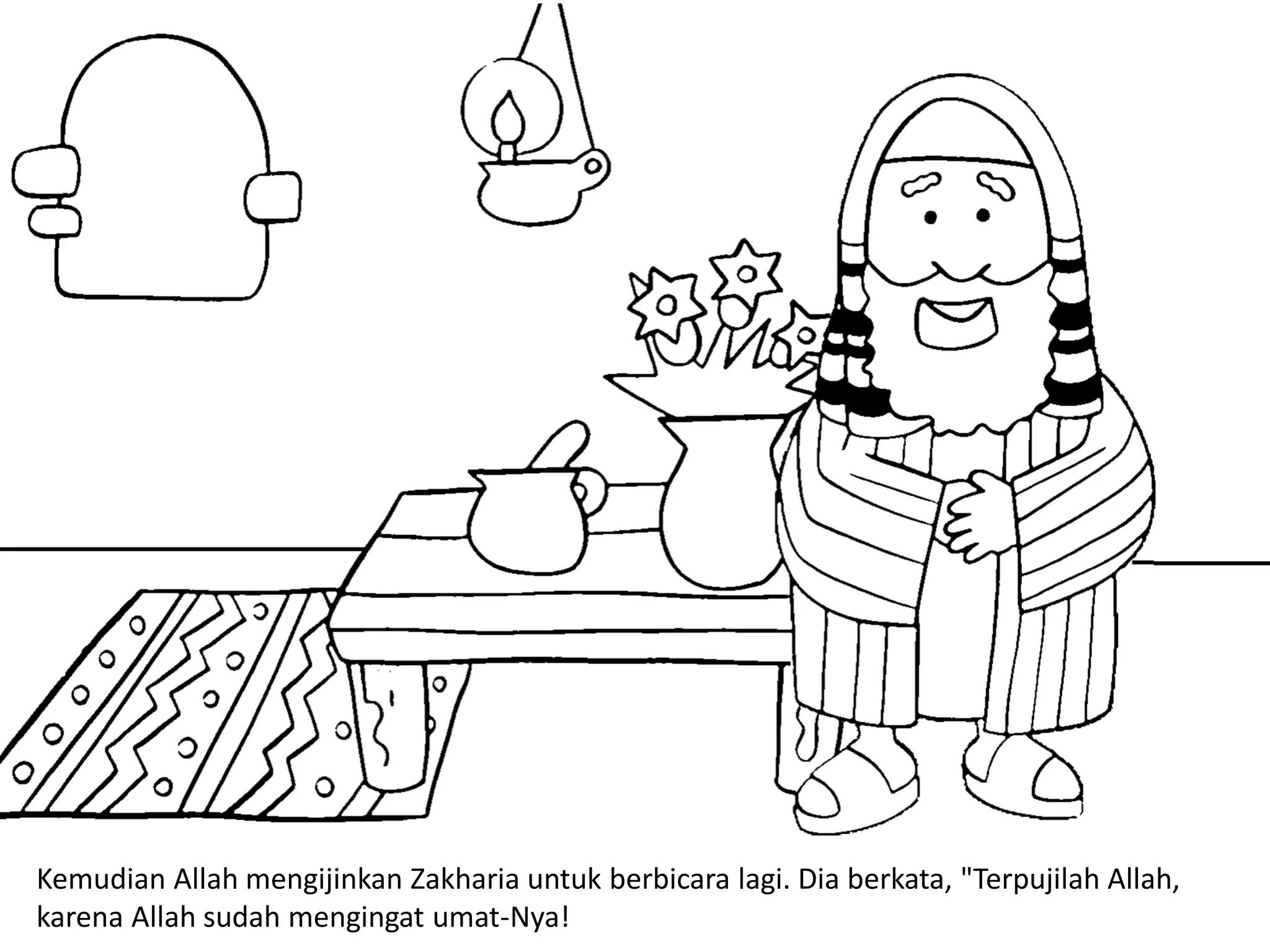 Kelahiran Yohanes Pembaptis: halaman mewarnai | PDF
