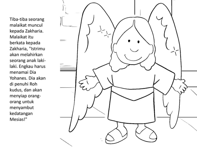 Kelahiran Yohanes Pembaptis: halaman mewarnai | PPT