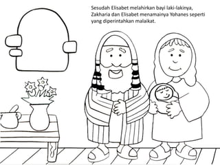 Kelahiran Yohanes Pembaptis: halaman mewarnai | PDF
