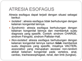 Kelainan genetik perkembangan sistem digestif | PPTX