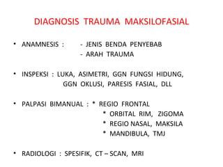 Kelainan kongenital & trauma | PPT