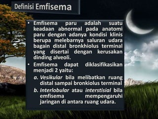 Asuhan Keperawatan Emfisema | PPTX