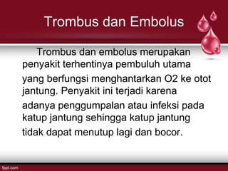 Kelainan sistem peredaran darah | PPTX