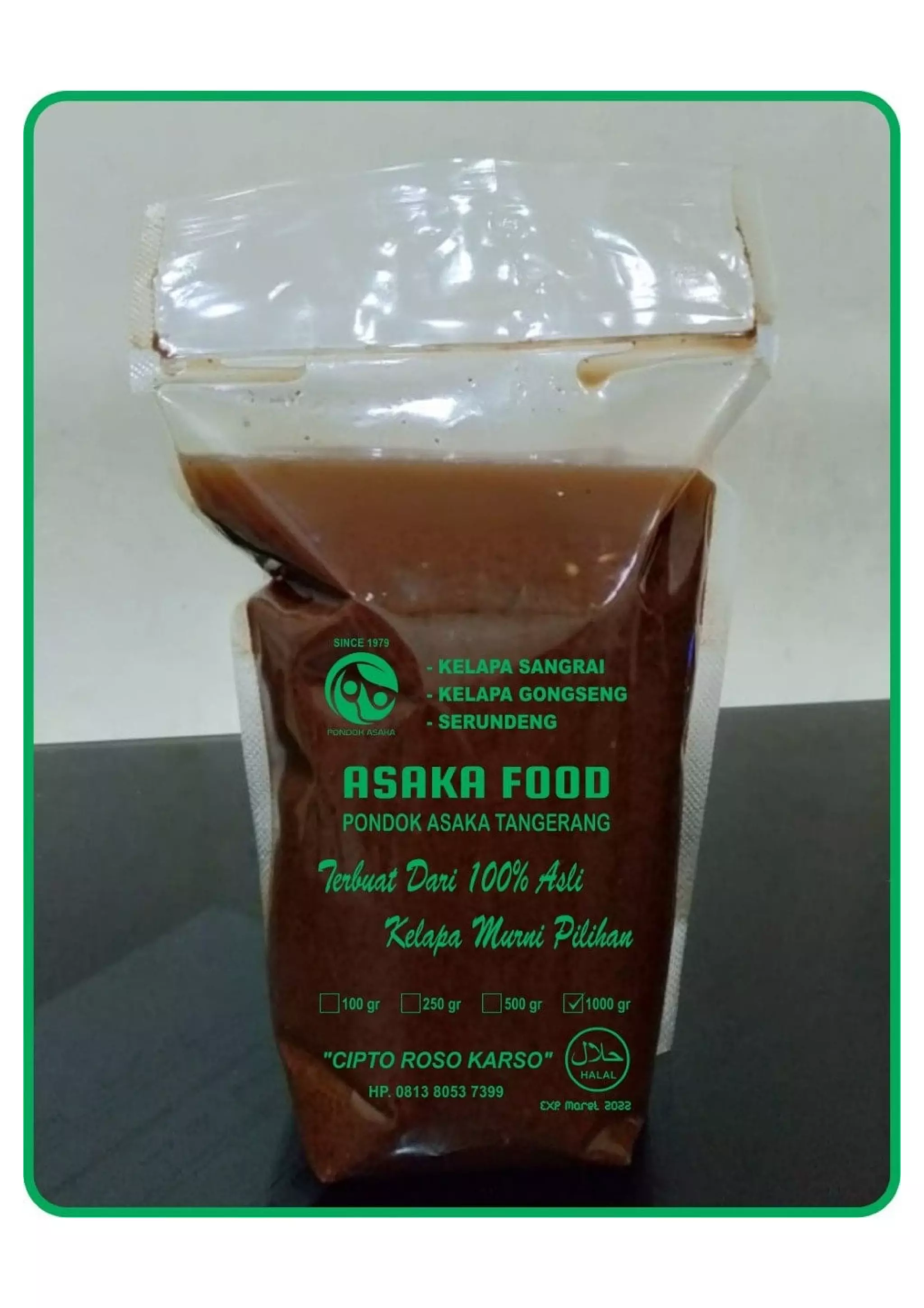 Produksi kelapa Gongseng/Kelapa Sangrai - Produksi Bumbu Asaka ...