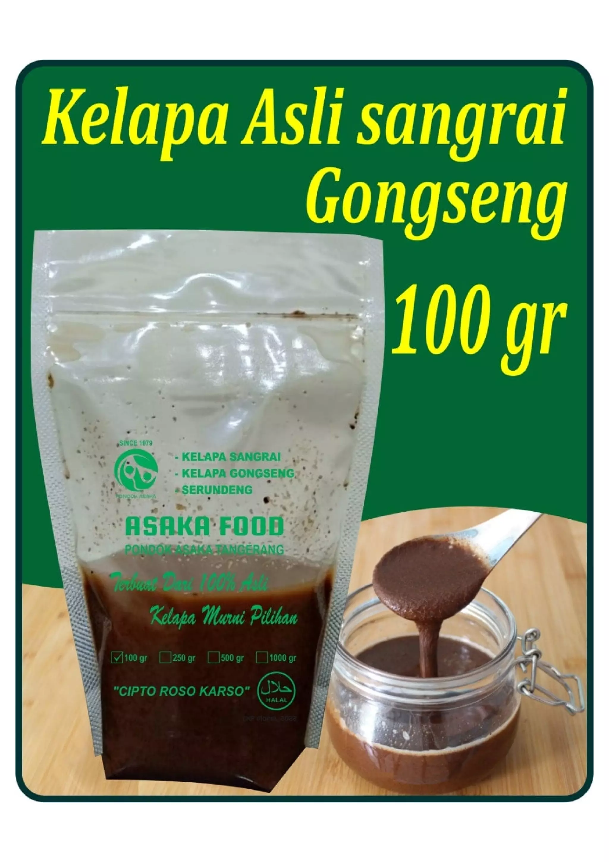 Produksi kelapa Gongseng/Kelapa Sangrai - Produksi Bumbu Asaka ...