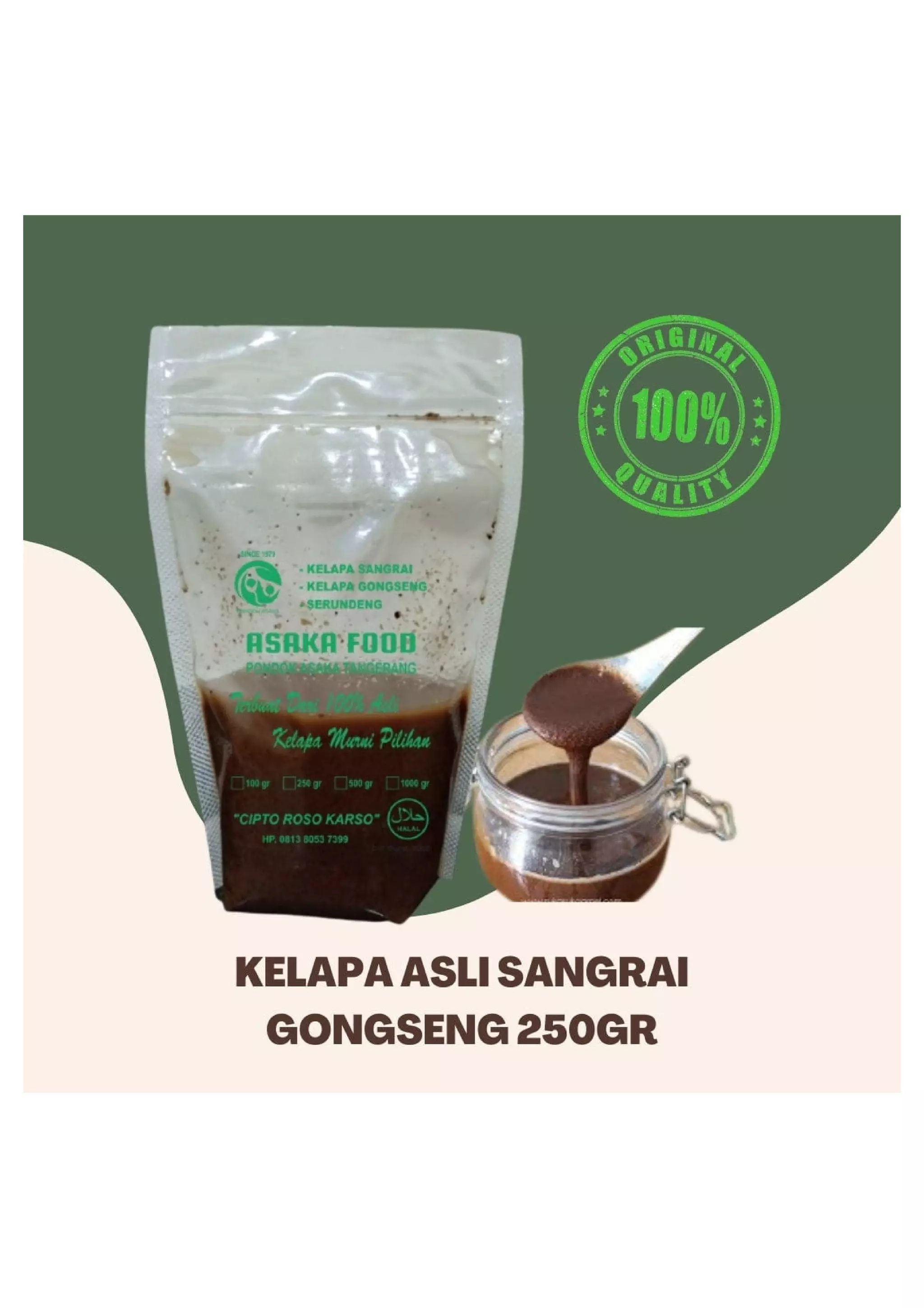 Produksi kelapa Gongseng/Kelapa Sangrai - Produksi Bumbu Asaka ...