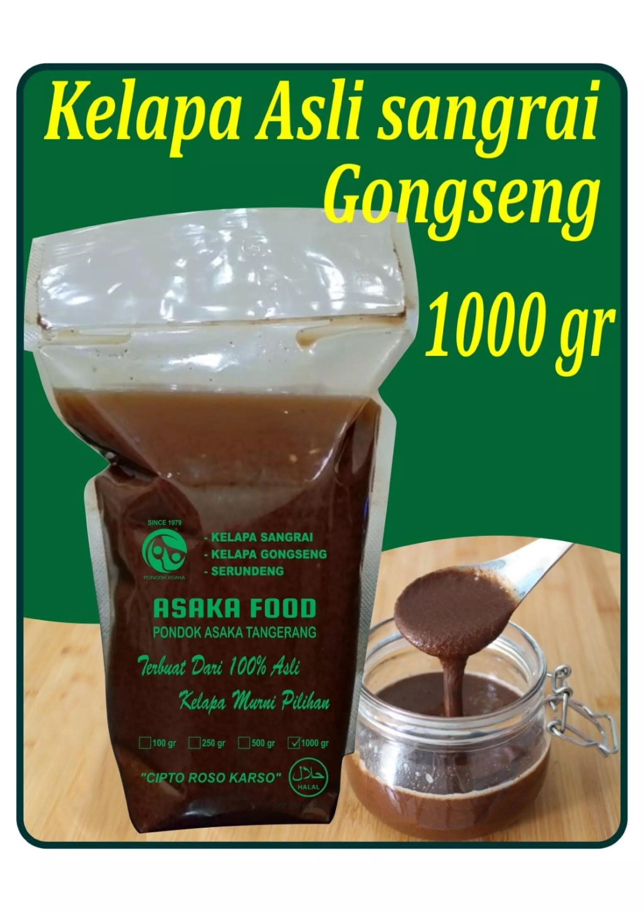 Produksi kelapa Gongseng/Kelapa Sangrai - Produksi Bumbu Asaka ...