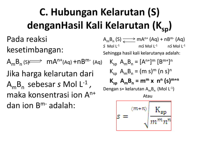 Kelarutan dan hasil kali kelarutan | PPTX