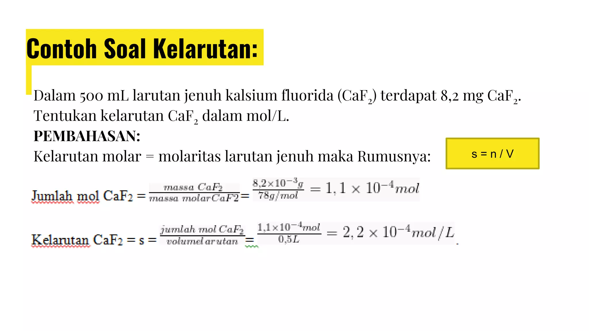 Kelarutan dan hasil kali kelarutan | PDF