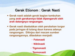 Kelas 8-gerak-tumbuhan | PPT