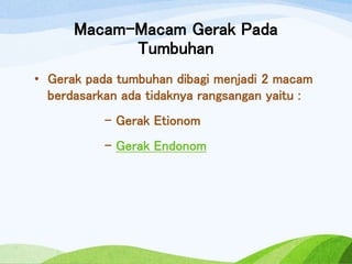 Kelas 8-gerak-tumbuhan | PPT