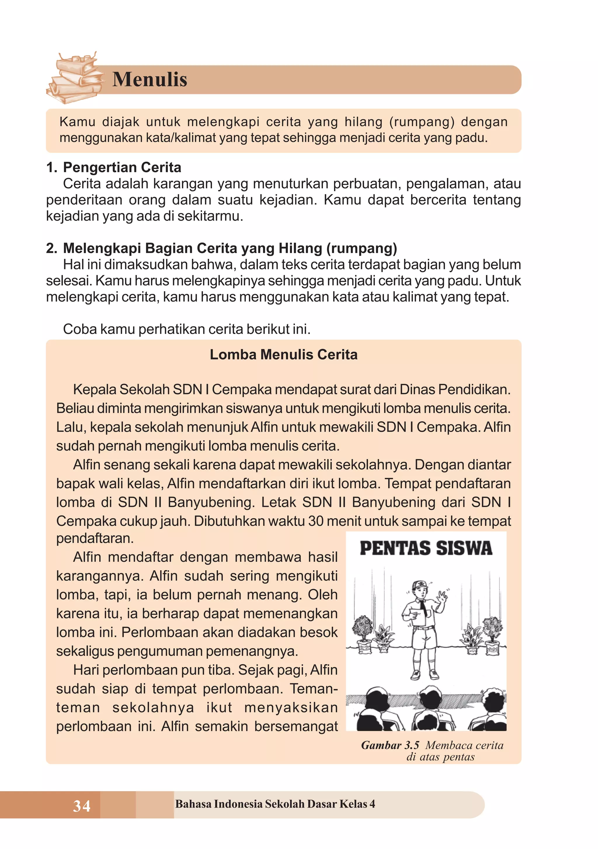 Kelas Iv Sd Bahasa Indonesia Umri Nuraini | PDF
