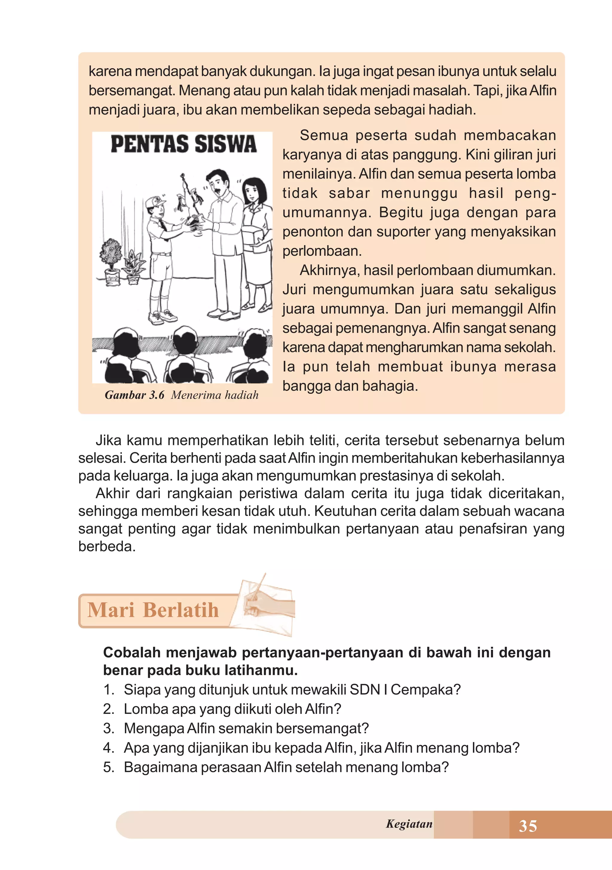 Kelas Iv Sd Bahasa Indonesia Umri Nuraini | PDF