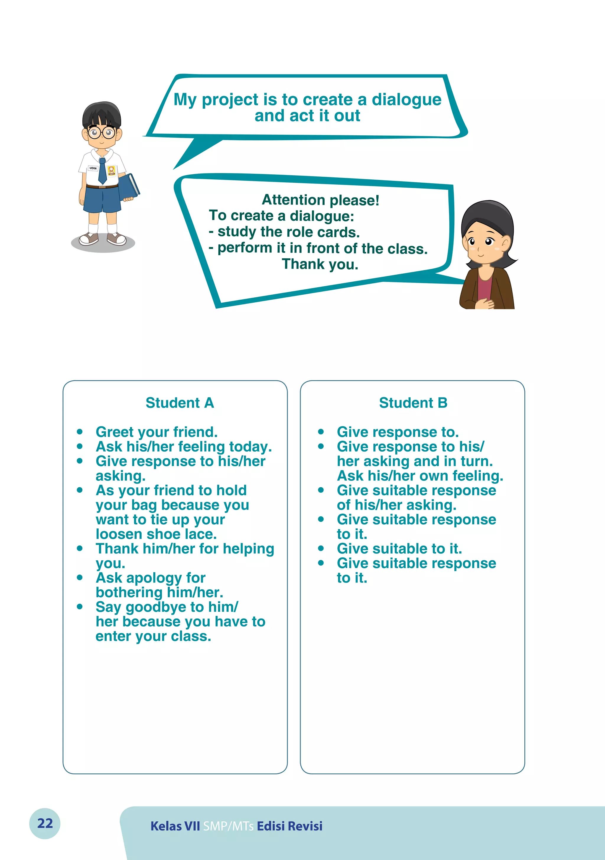 Buku Siswa Kurikulum 2013 Kelas 7 SMP Bhs Inggris. | PDF