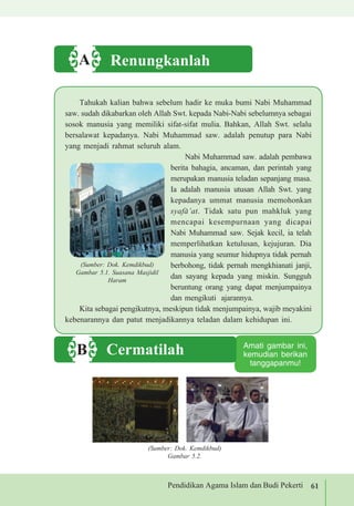 Kelas 07 SMP Pendidikan Agama Islam dan Budi Pekerti Siswa Bab 5 | PDF