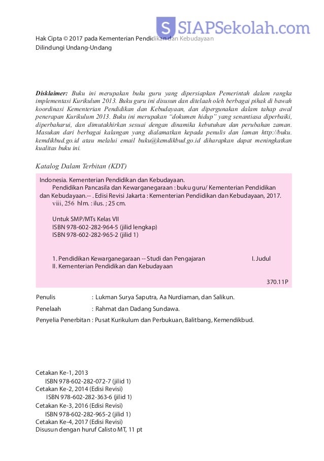 18+ Pendidikan Kewarganegaraan Kelas 7Bs Menu Bar Images | Hutomo