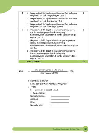 Kelas 08 SMP Pendidikan Agama Islam dan Budi Pekerti RPP Bab 10 | PDF