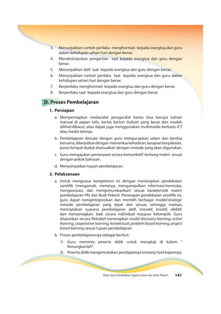 Kelas 09 SMP Pendidikan Agama Islam dan Budi Pekerti RPP Bab 9 | PDF