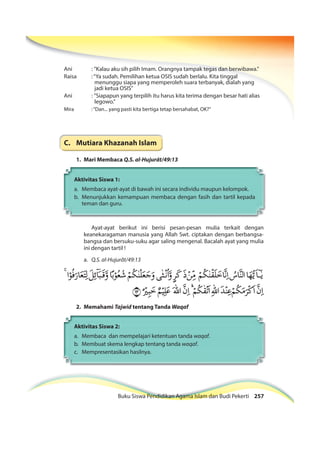 Kelas 09 SMP Pendidikan Agama Islam dan Budi Pekerti Bab 12 | PDF