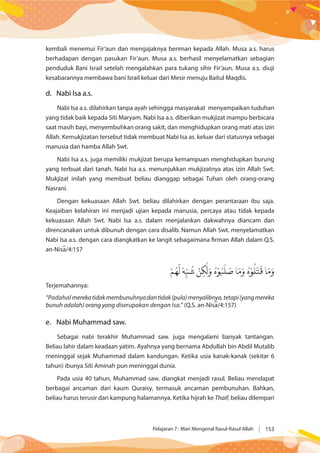 Kelas 1.pdf Mari mengenal Rosul-rosul Allah | PDF
