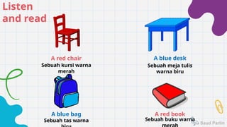 English Learning: Describe The Classroom.pptx
