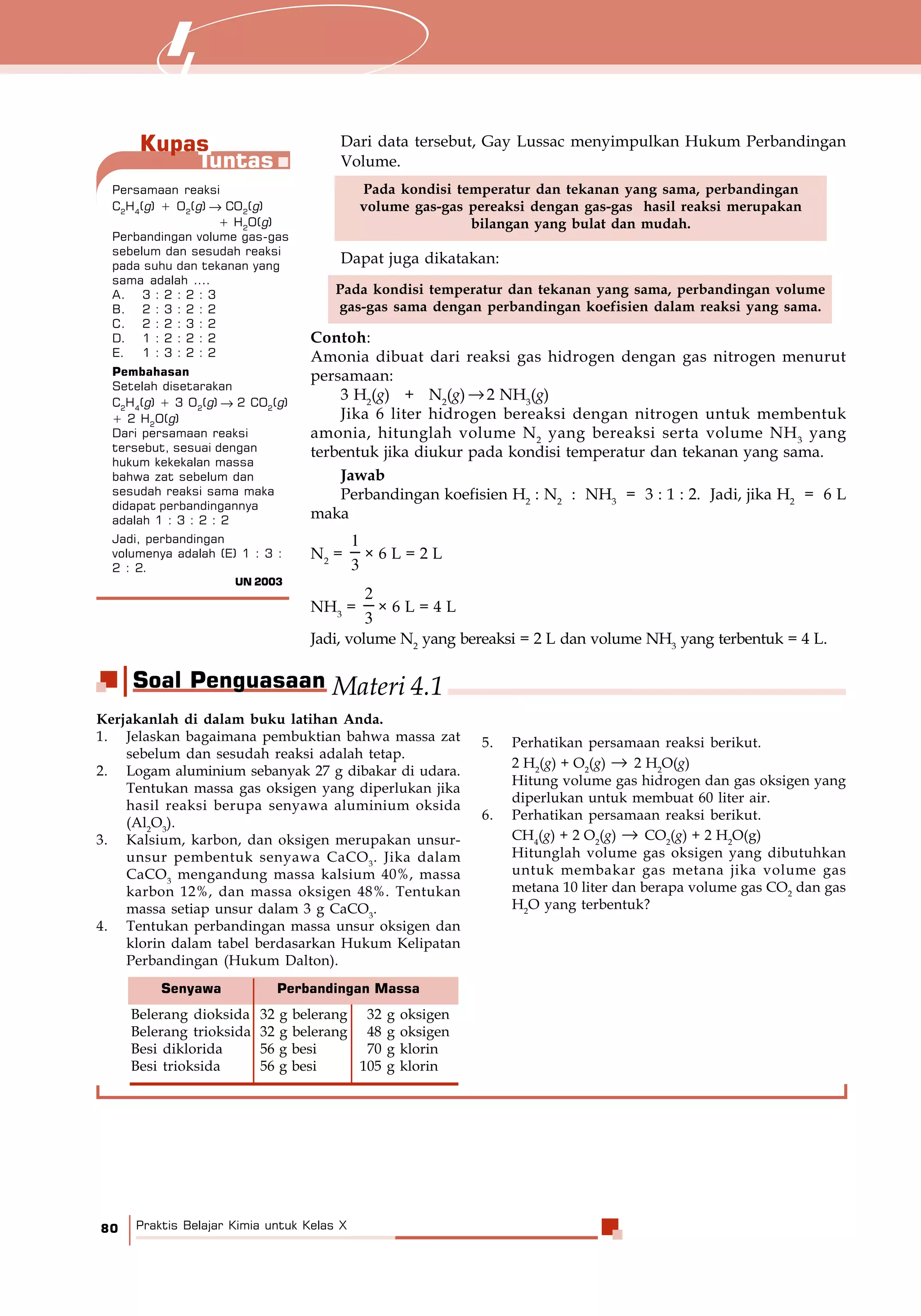 Buku Kimia (Kurikulum 2013) Kelas 10 SMA | PDF