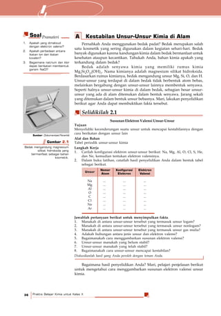 Buku Kimia (Kurikulum 2013) Kelas 10 SMA | PDF