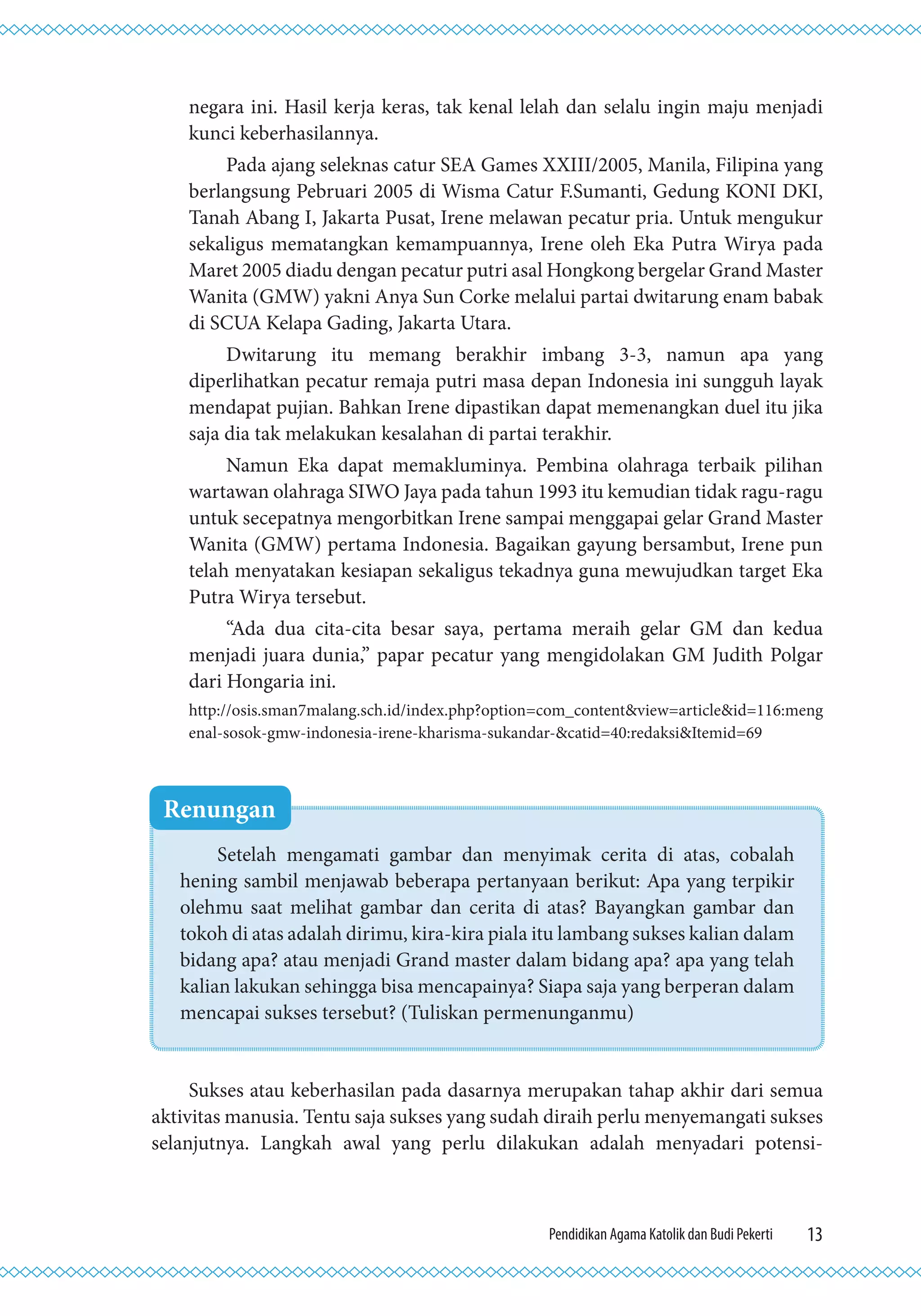 Buku Siswa Kelas 10 Agama Katolik | PDF