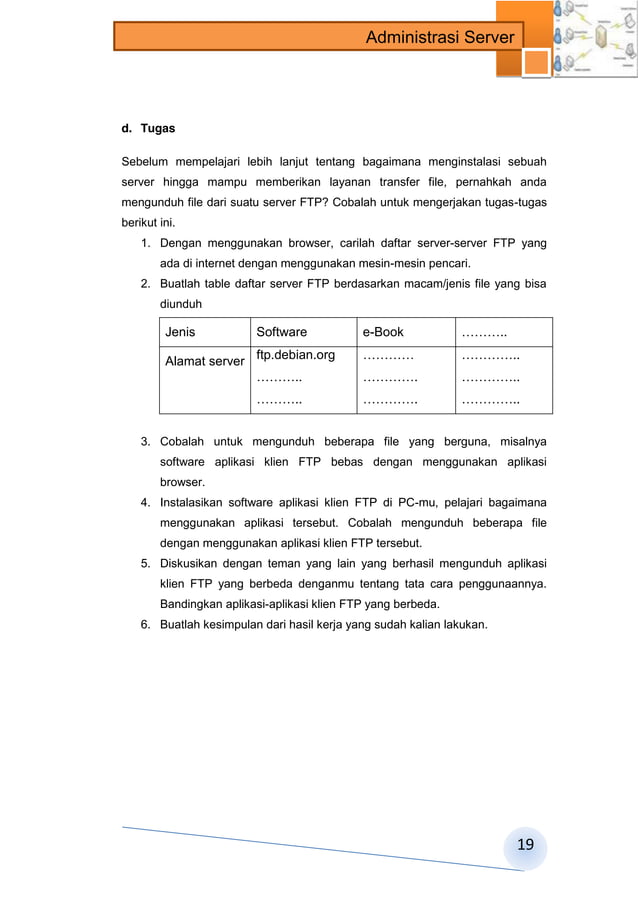 Kelas 10 smk_administrasi_server_2 | PDF