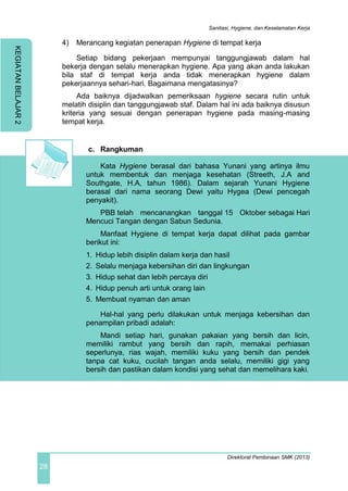 Buku sanitasi hygiene dan keselamatan kerja | PDF