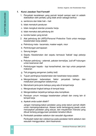 Buku sanitasi hygiene dan keselamatan kerja | PDF