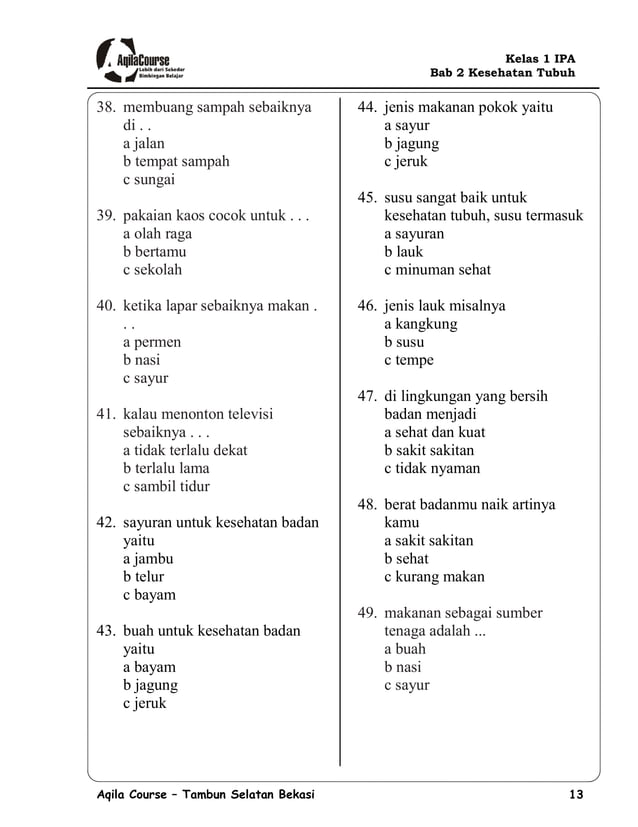 Kelas 1 ipa p kn se | PDF