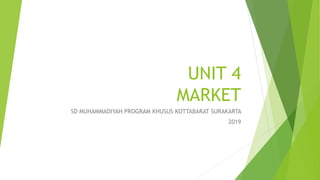 Kelas 2 unit 4 market | PPTX