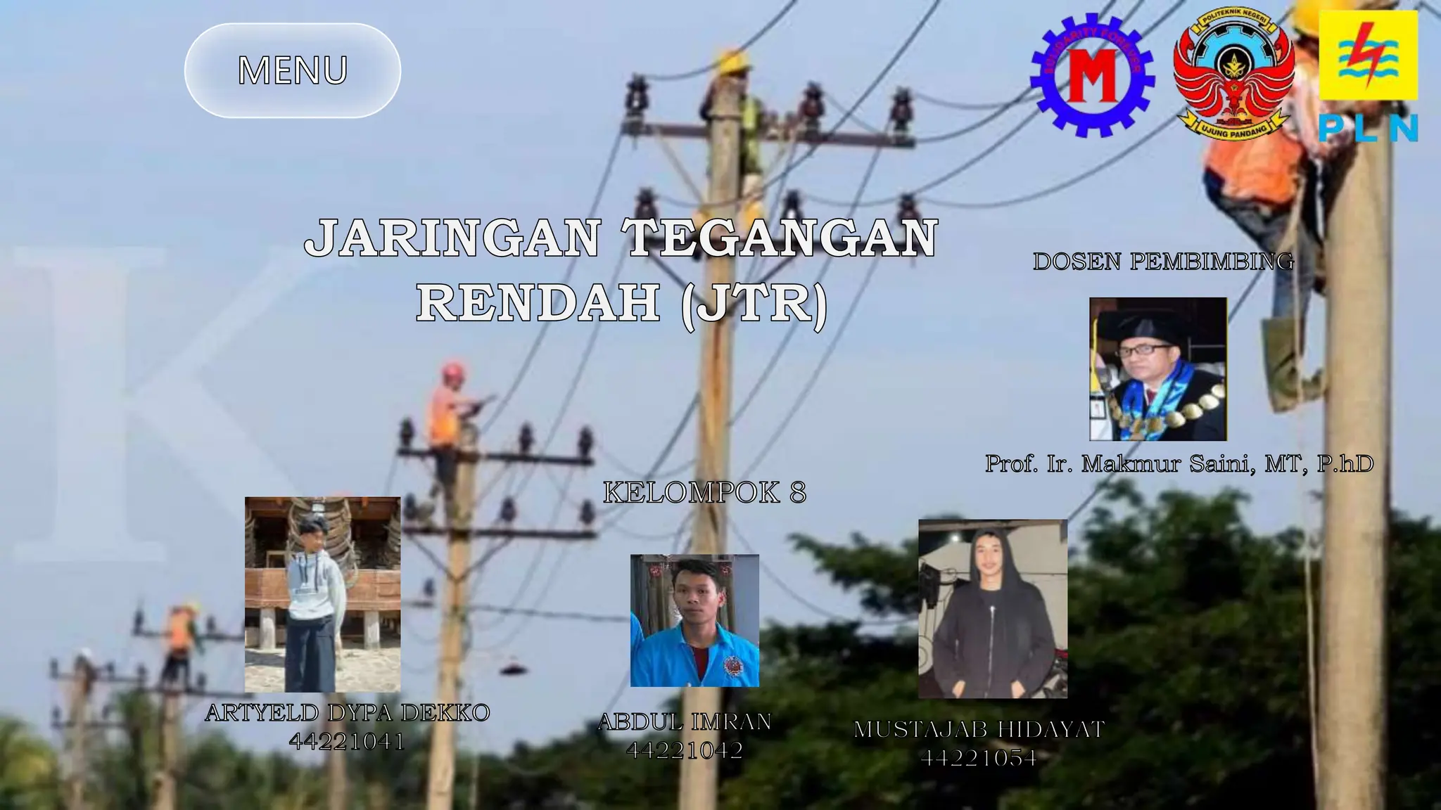 JARINGAN DISTRIBUSI SEKUNDER (JTR) SISTEM TENAGA LISTRIK | PPT