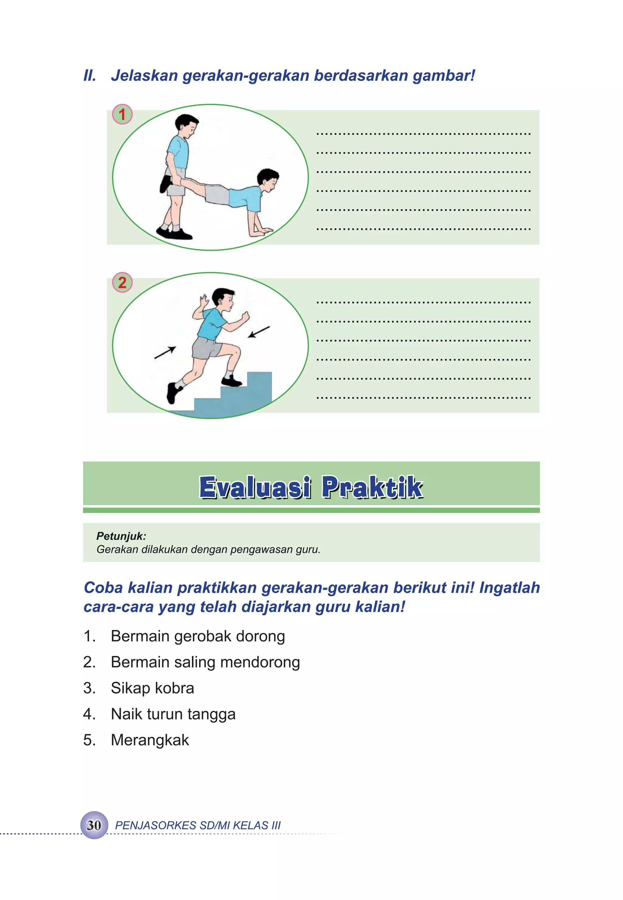 BAHAN AJAR PENJASORKES KELAS 3 | PDF