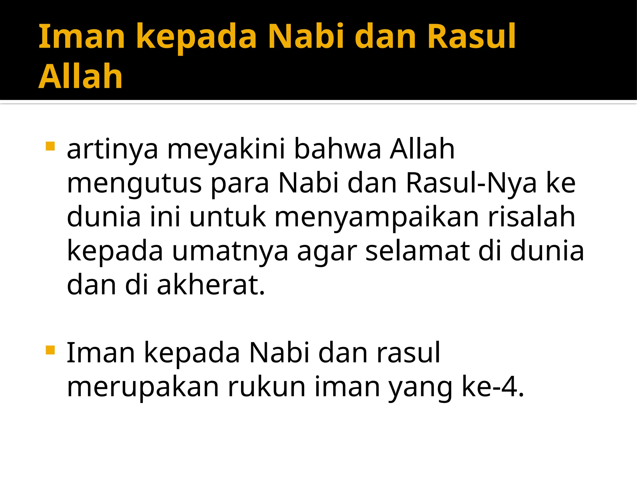 kelas 4 Iman Kepada Nabi dan Rasul Allah SWT.pptx