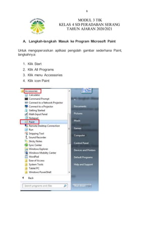 Kelas 4 modul 4 | DOCX