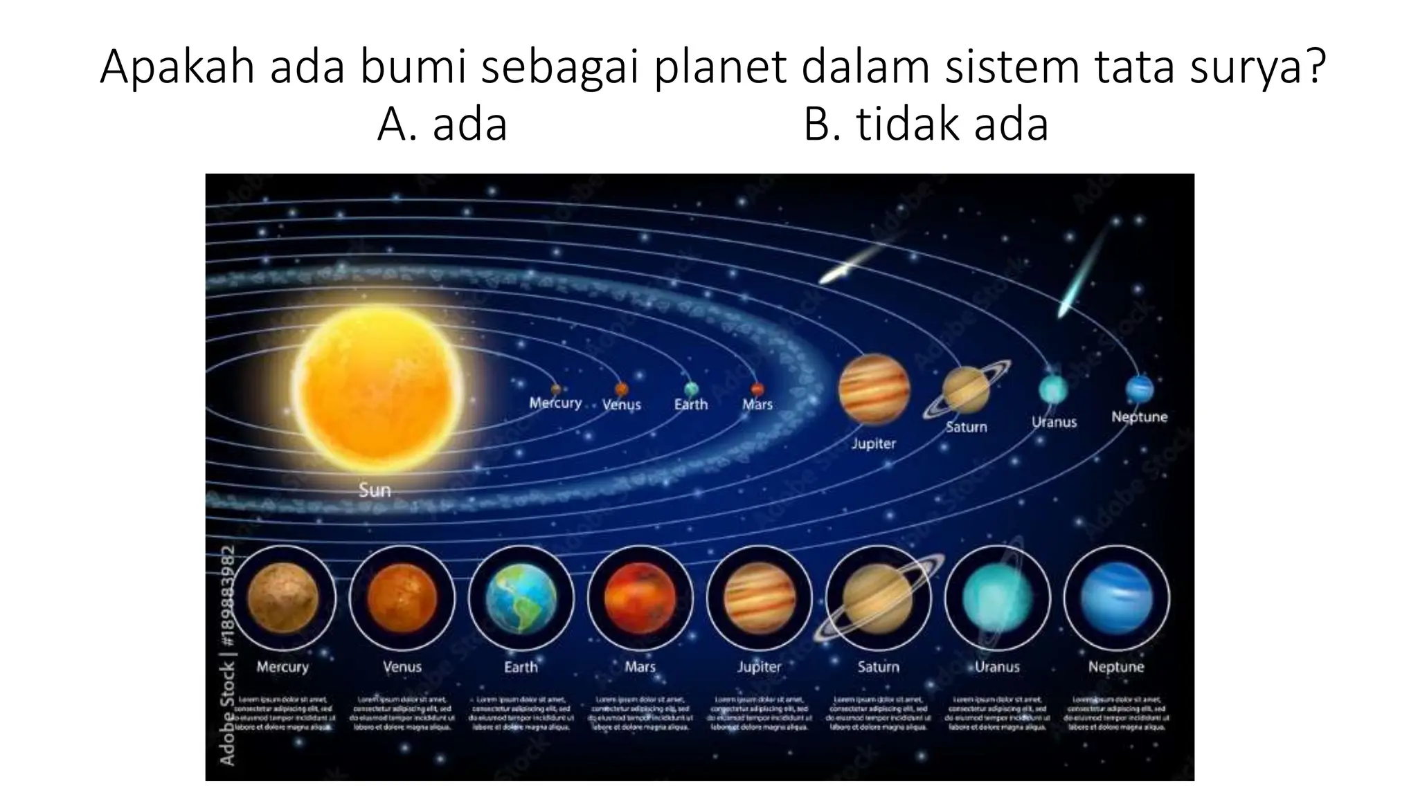 Kelas 7 Bumi dan Tata Surya SMP Kurikulum Merdeka | PPTX