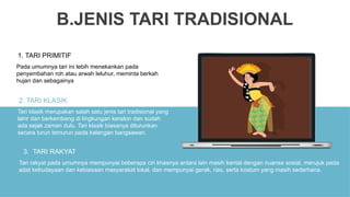 KEUNIKAN GERAK TARI TRADISIONAL Kelas VIII pptx | PPTX