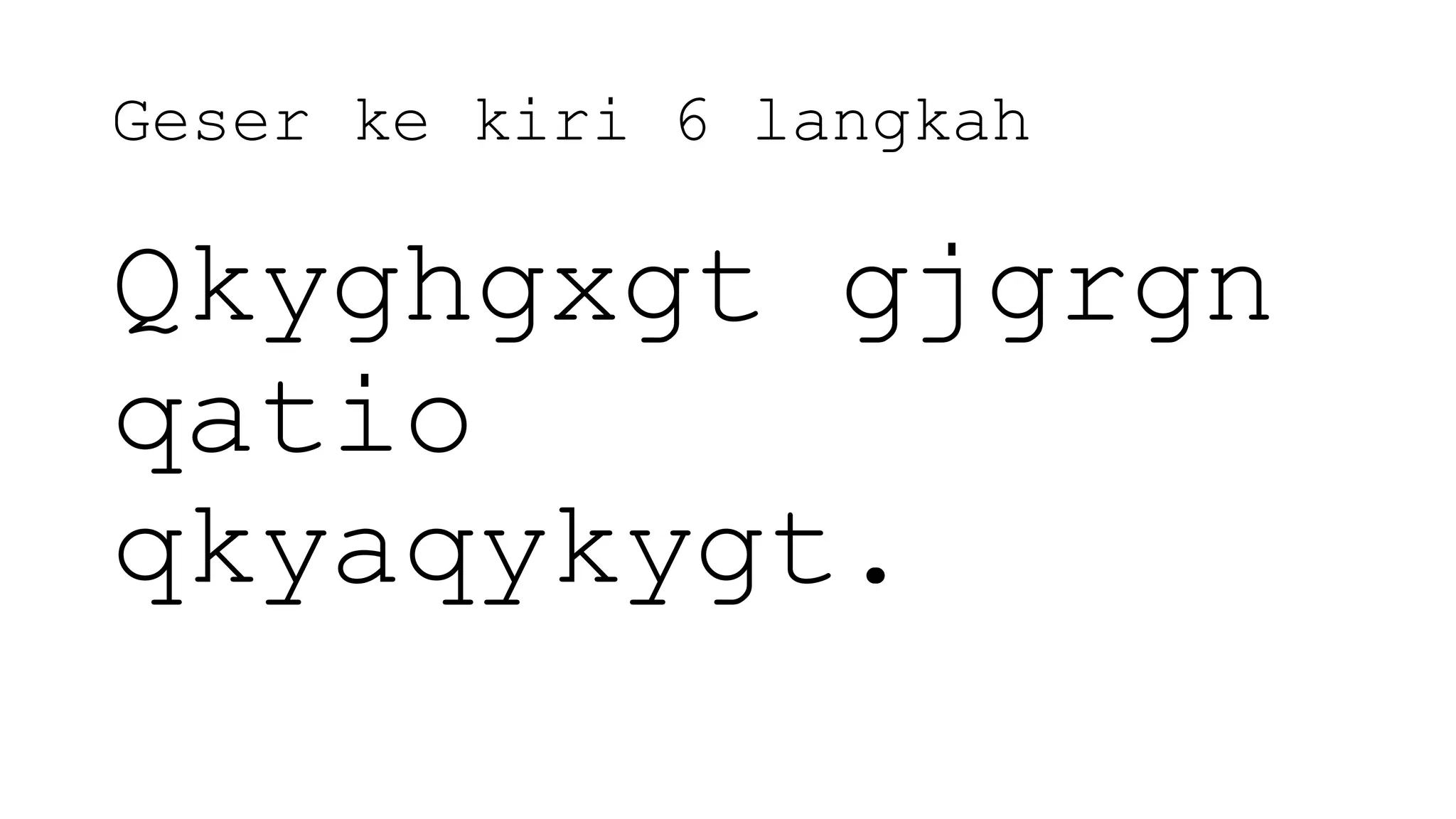Tentang Konsep Data Security Metode Caesar Cipher Ppt