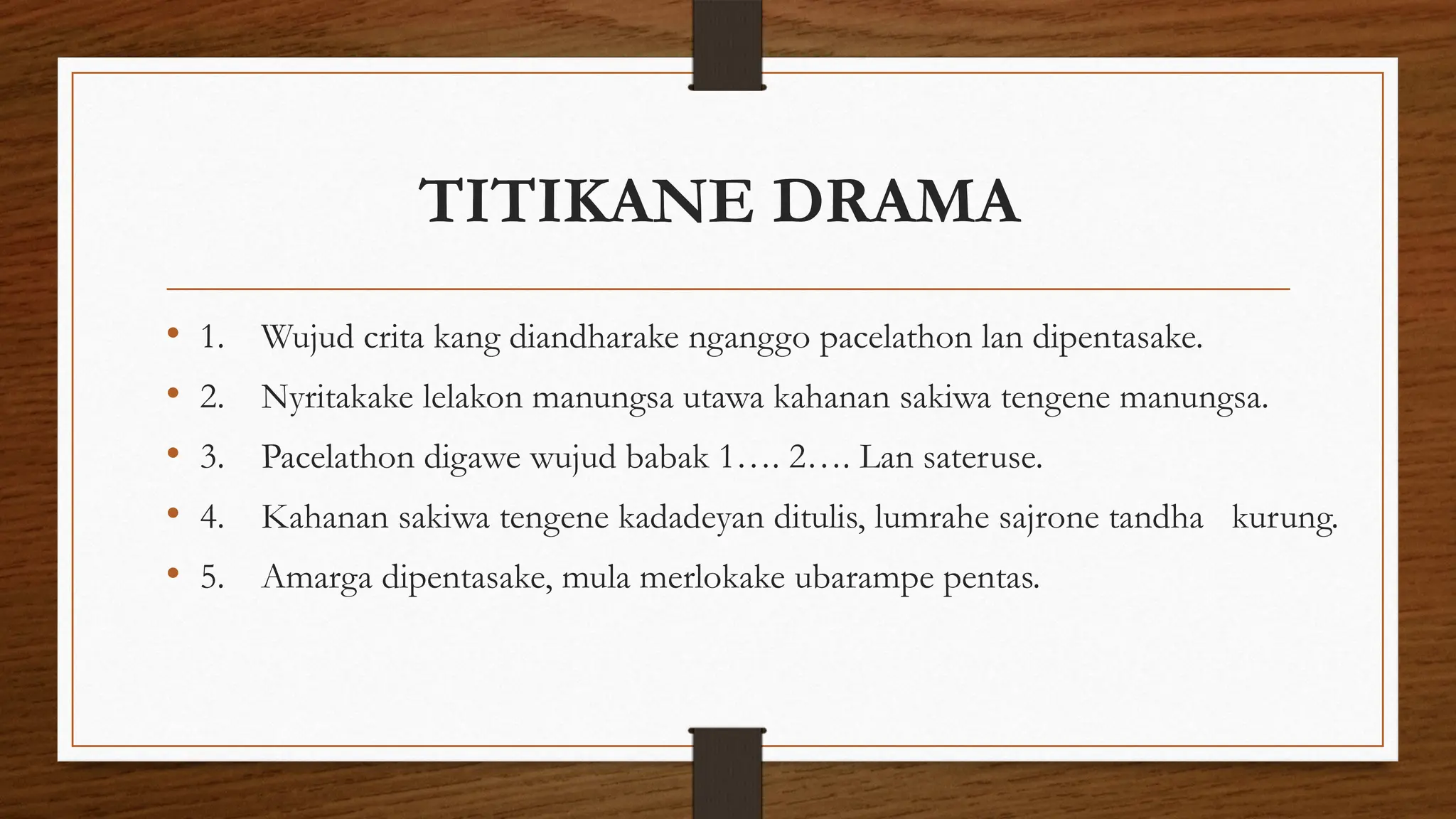 Kelas 9 Daring Pengertian Drama Tradisional SMP | PPTX