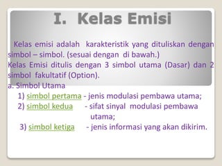Kelas Emisi Pancaran Gelombang Radio.pptx