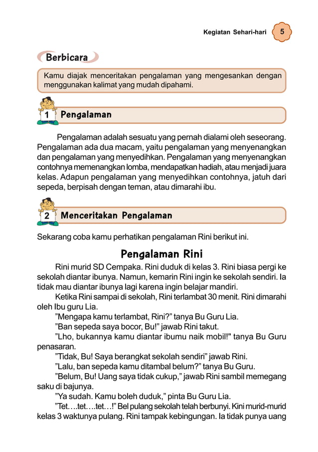 Kelas iii sd bahasa indonesia_umri nuraini | PDF