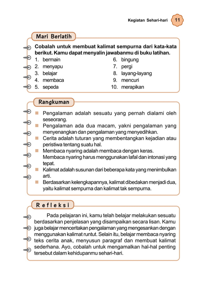 Kelas iii sd bahasa indonesia_umri nuraini | PDF