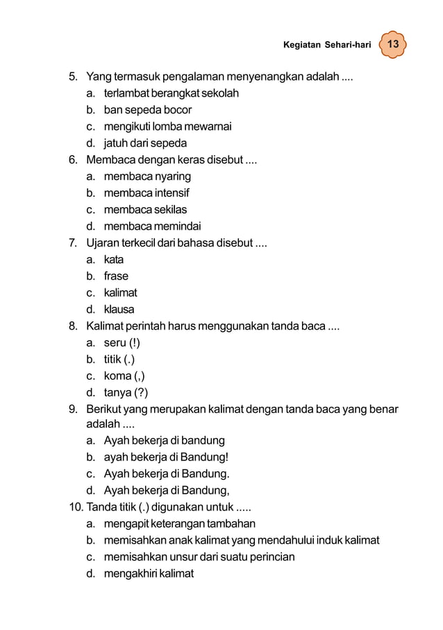 Kelas iii sd bahasa indonesia_umri nuraini | PDF
