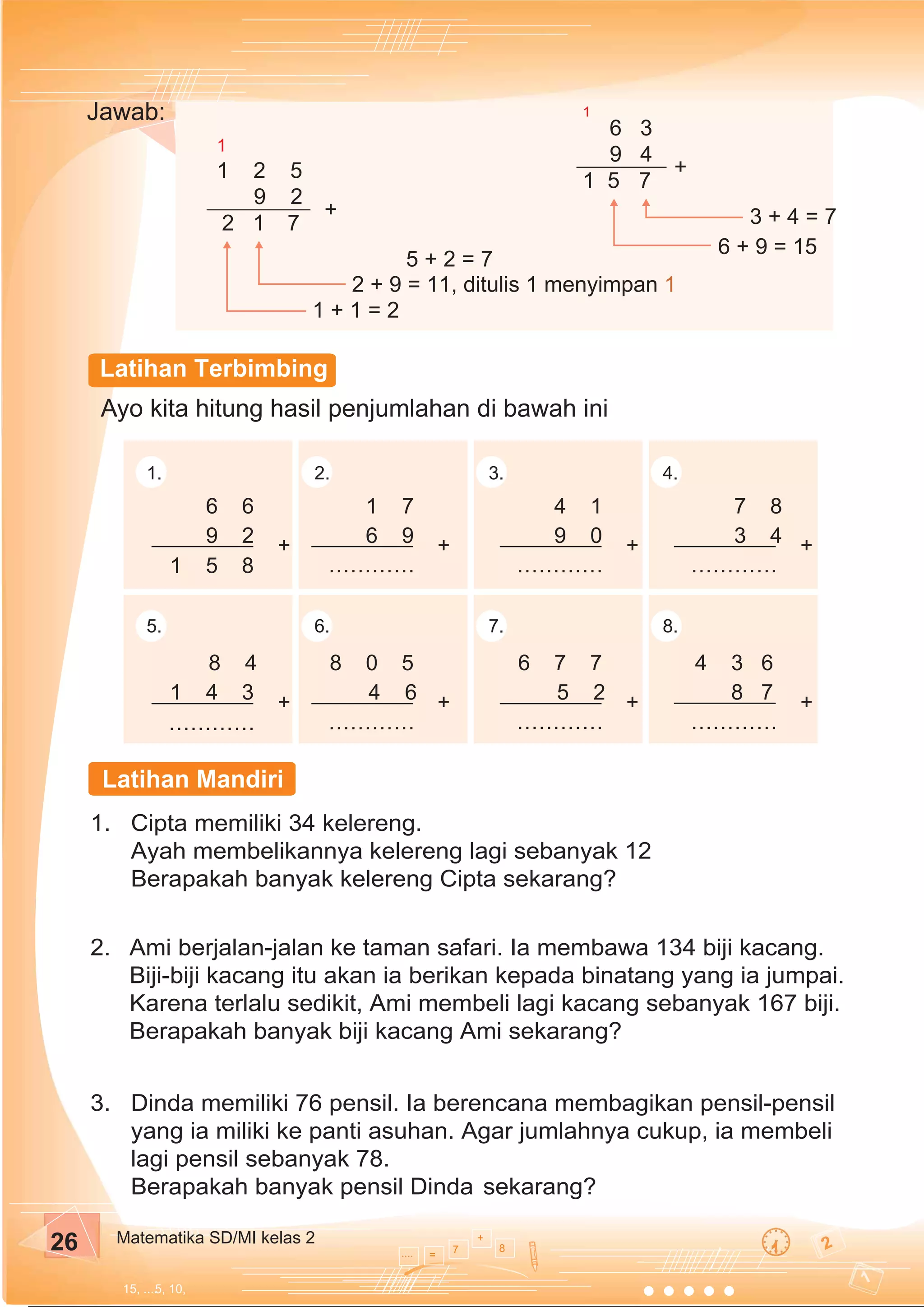 Kelas ii sd matematika_purnomo sidi | PDF