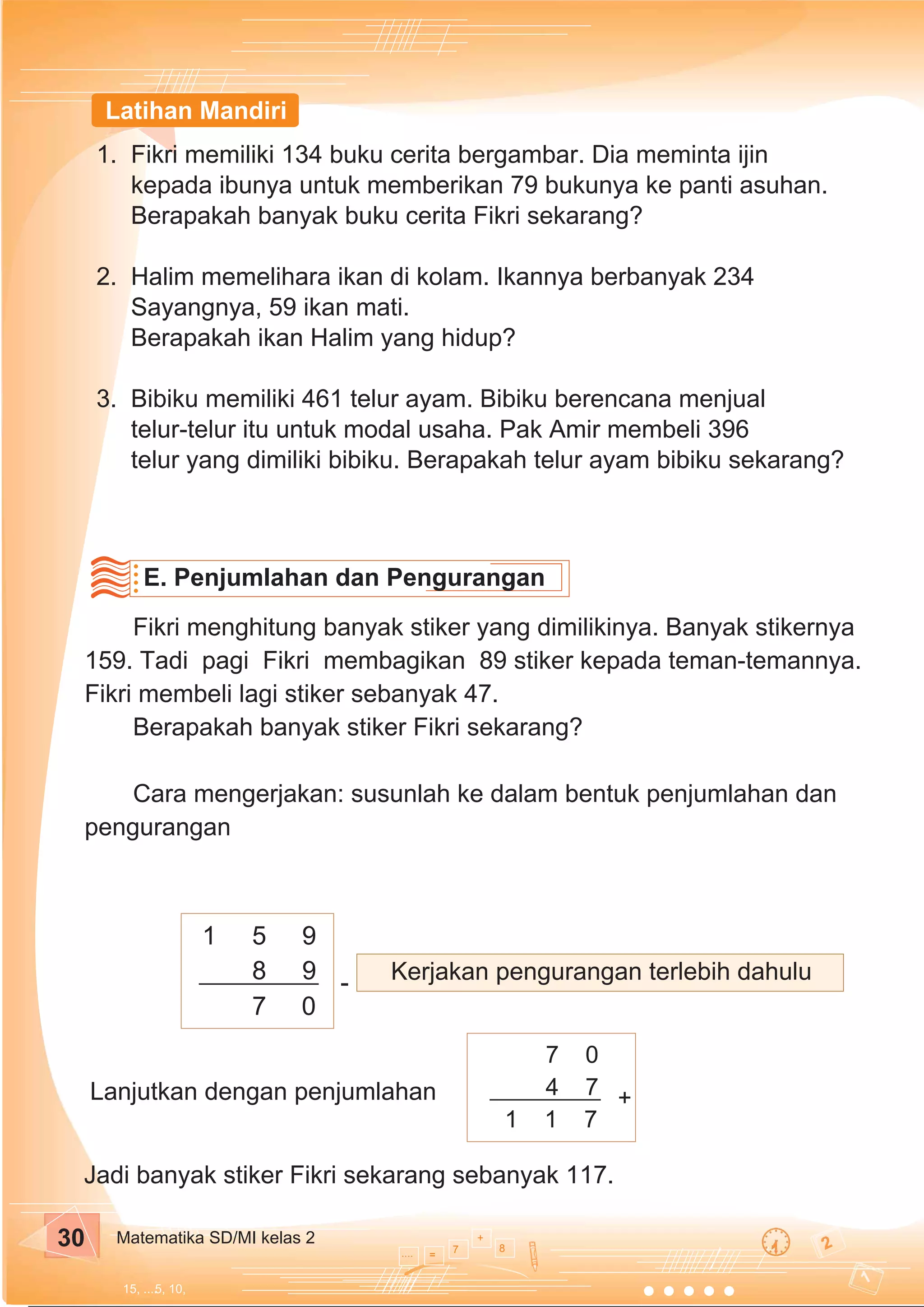 Kelas ii sd matematika_purnomo sidi | PDF