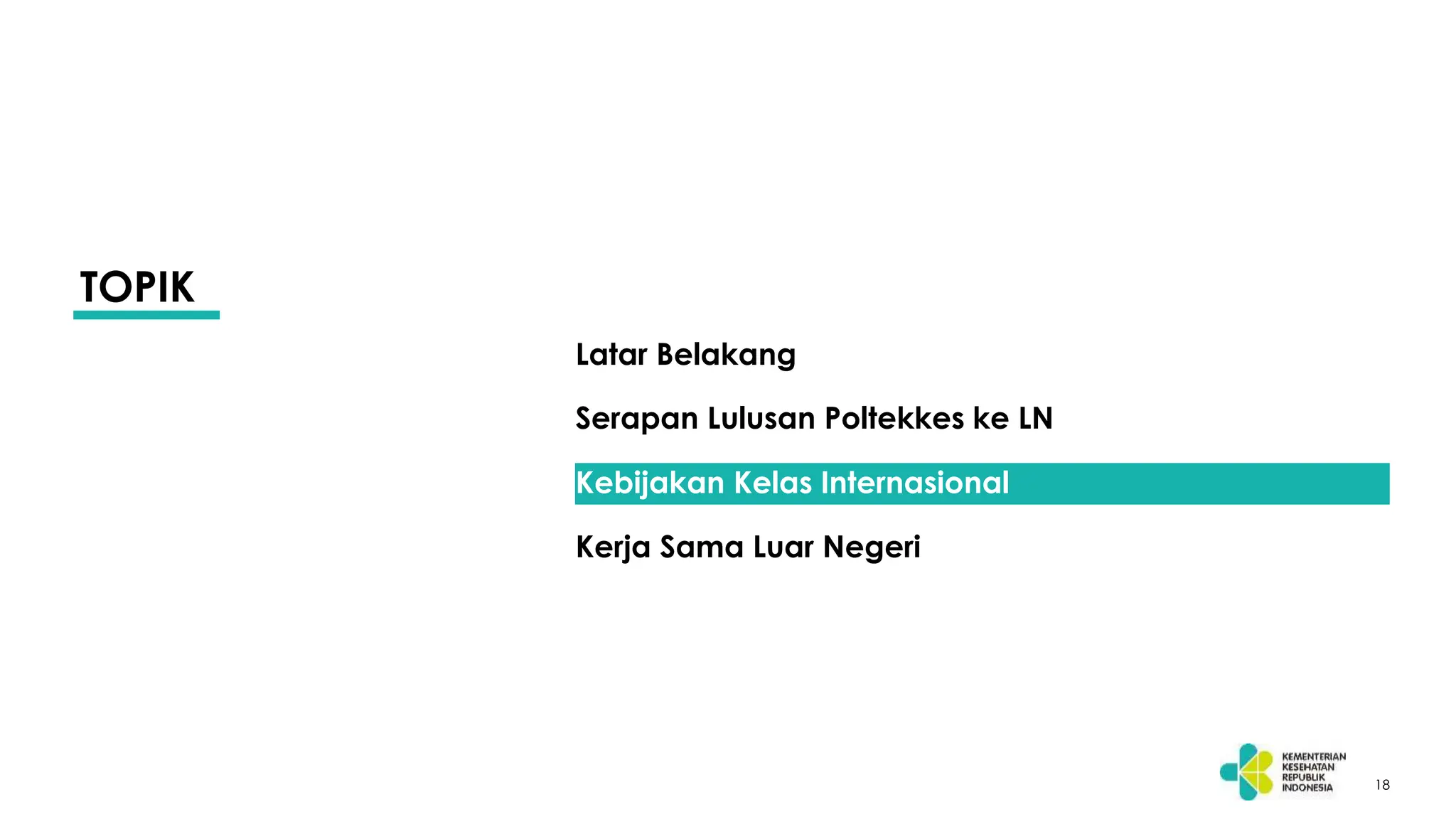 Kelas Internasional_KSLN KEMENKES POLTEKKES | PPTX