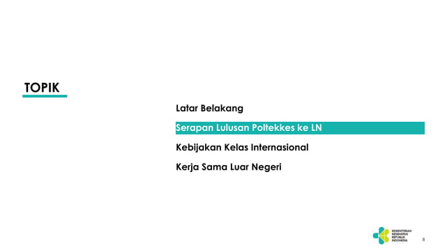Kelas Internasional_KSLN KEMENKES POLTEKKES | PPTX