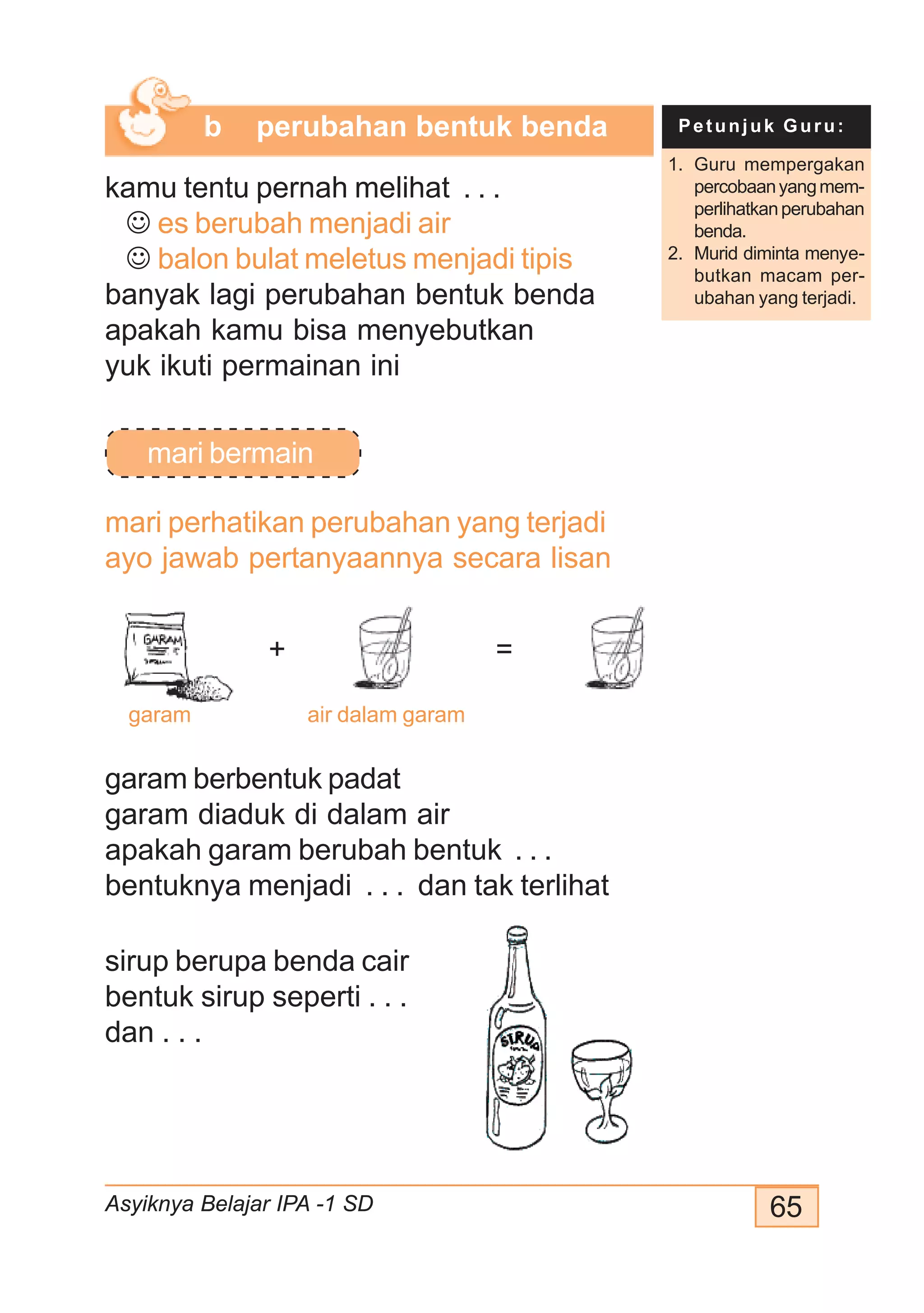 Kelas 1 sd ipa | PDF